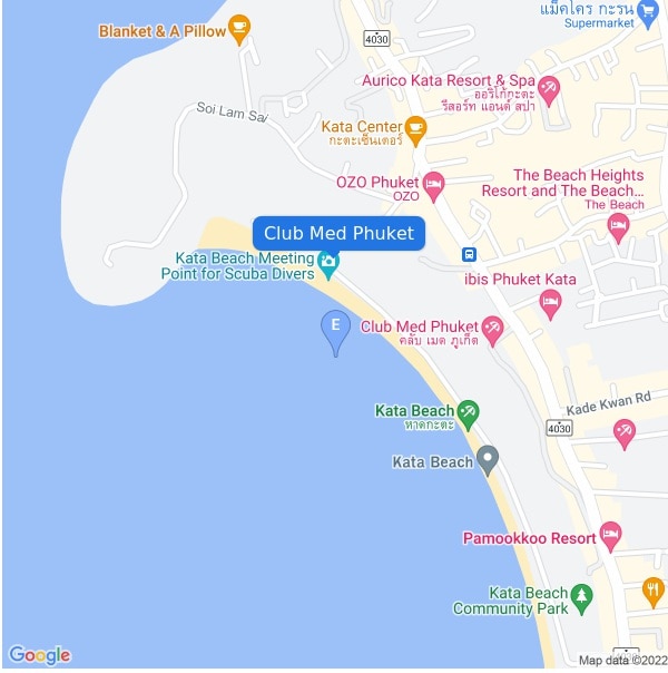 Kata Beach Map Hotels