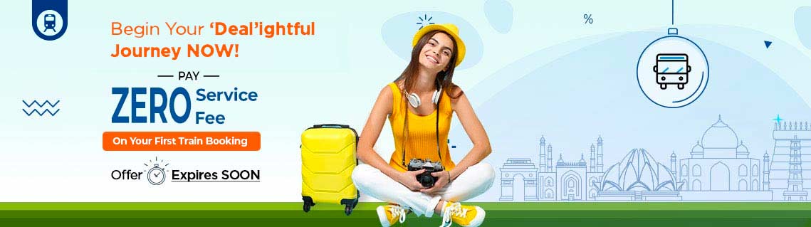 Exclusively for Your First Train Booking